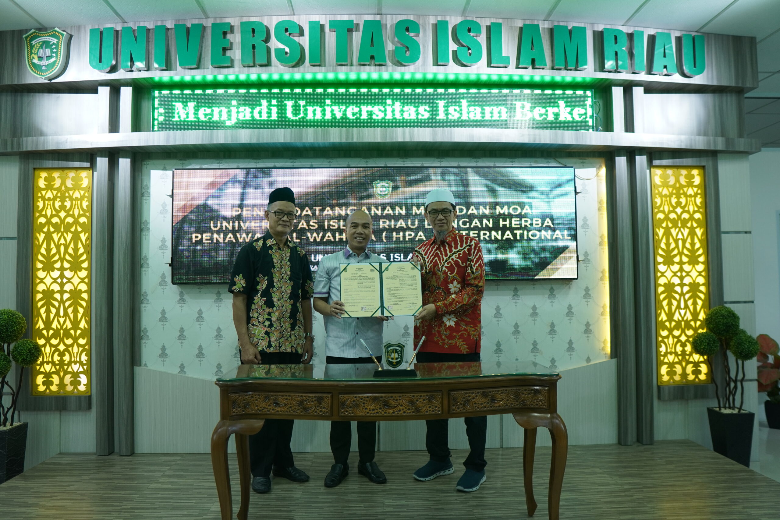 Penandatanganan MoU Universitas Islam Riau bersama dengan HPA ...