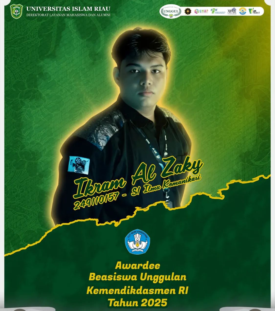 Tiga Mahasiswa UIR Berhasil Lolos sebagai Awardee Beasiswa Unggulan ...